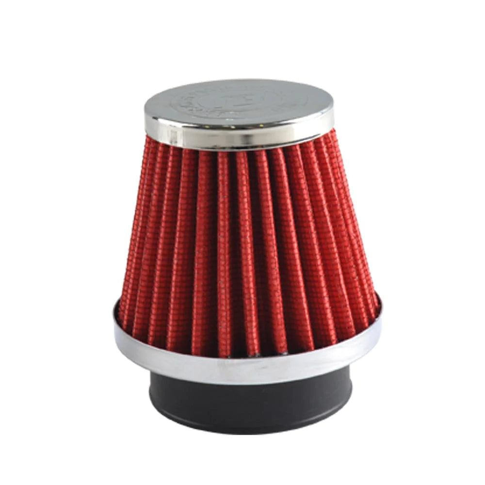 Nibbi Straight Type Round Tapered Red Air Filter